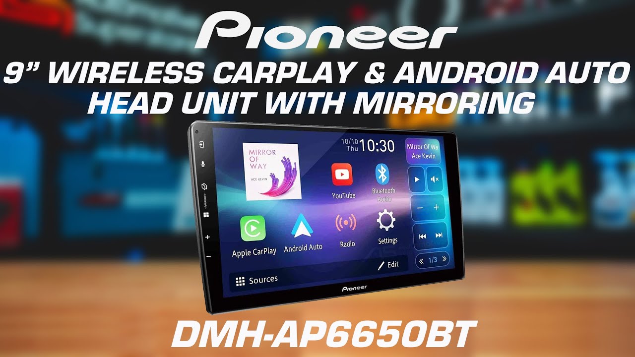 Pioneer Australia DMH-AP6650BT | 9" Wireless Apple CarPlay & Android ...