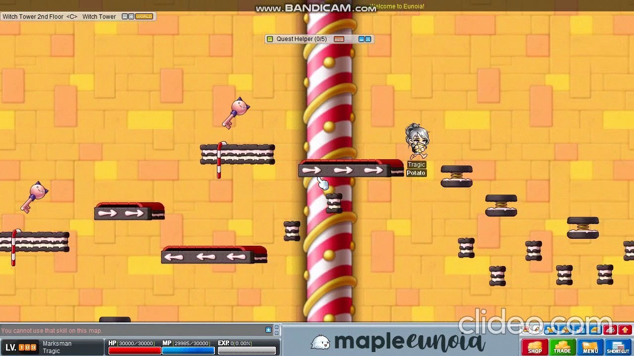 Maplestory【Witch Tower 2C】Jump Quest - YouTube