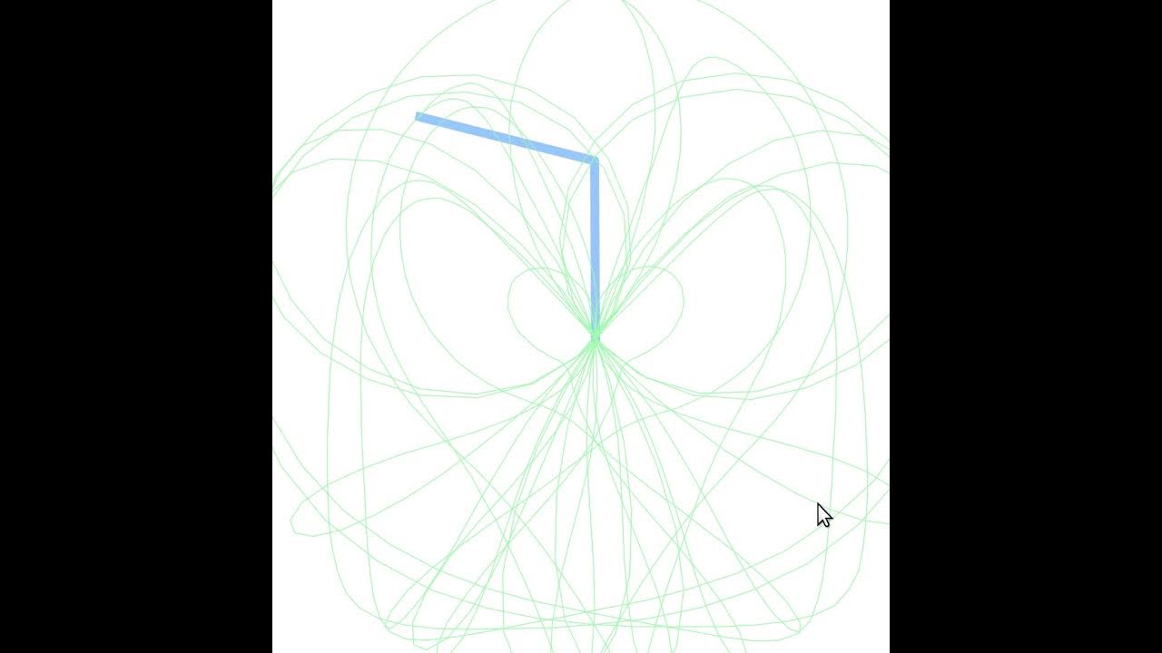 Simulation for a Double Pendulum Using Euler-Lagrange Equations - YouTube