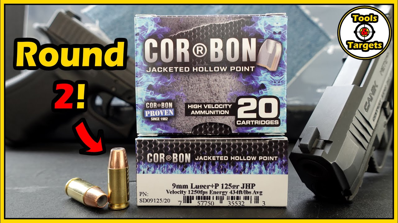 Repeat or Redemption?...9MM CorBon 125 +P Self-Defense AMMO Ballistic ...