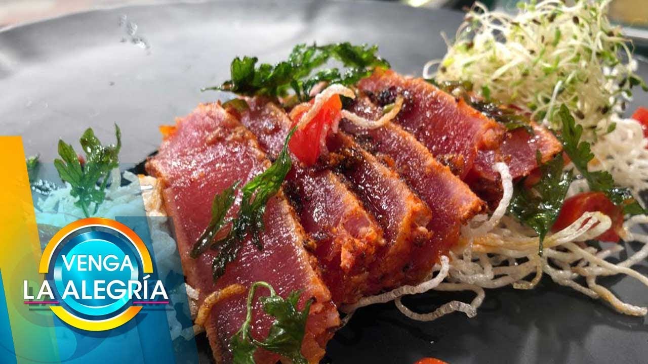 Prepara esta delicia de 'El Chino': ¡Atún sellado con chile y cacahuate ...