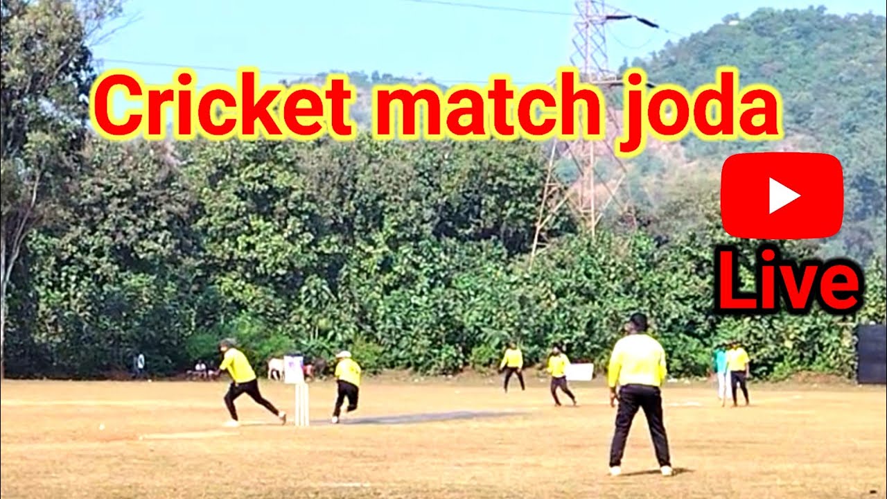 Cricket match live /joda Vs Barbil Cricket match/joda Playground - YouTube