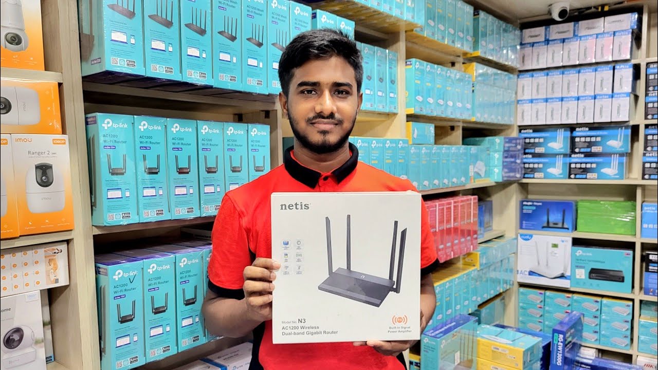 Netis N3 gigabit AC1200 Dual band router price || WiFi Router review ...