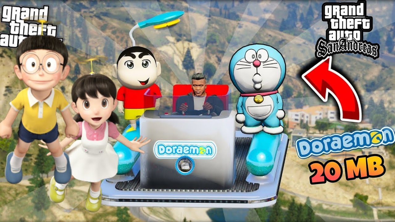 [20MB] GTA SA Doraemon MOD With Nobita House For Android - YouTube