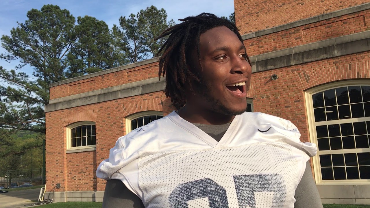 Samford Spring Practice Update: Horace Roberts: April 2018 - YouTube