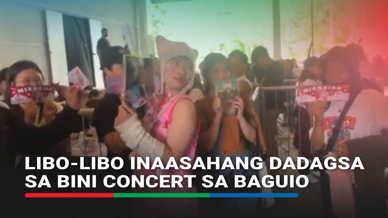 Libo-libo inaasahang dadagsa sa BINI concert sa Baguio - YouTube