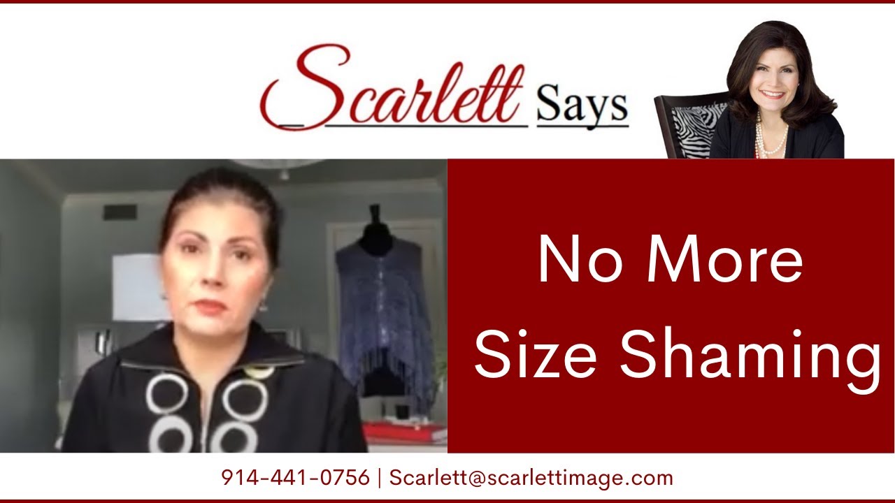 No More Size Shaming! #stopstressingaboutdressing - YouTube