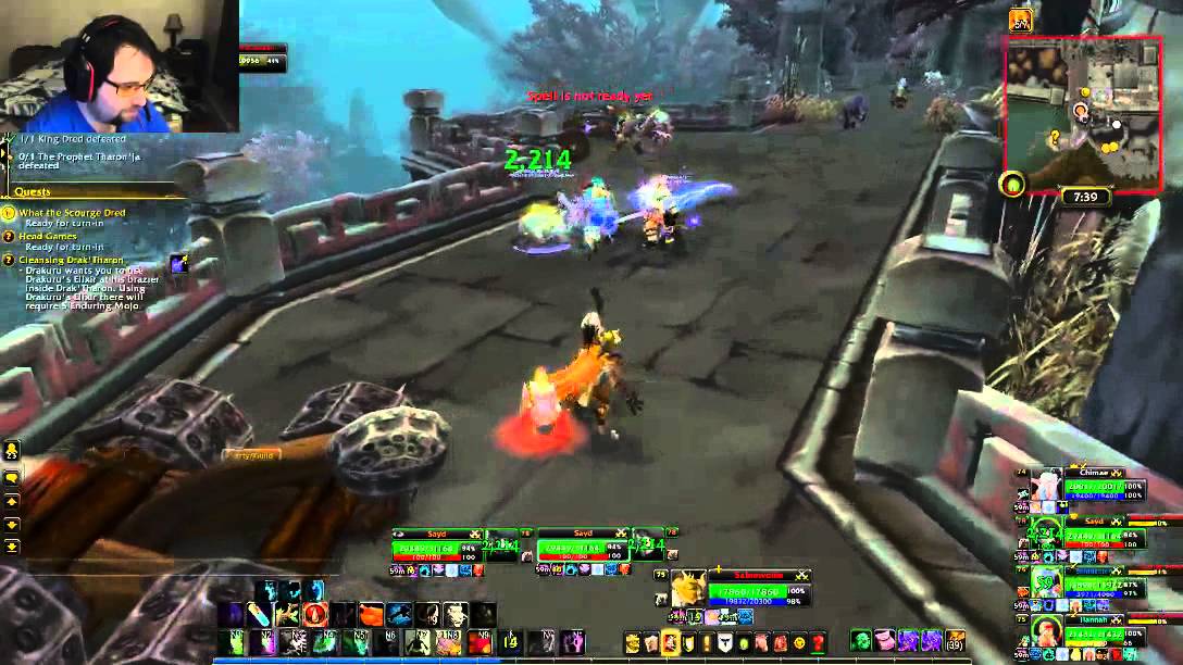 World of Warcraft - Drak Tharon Keep - YouTube