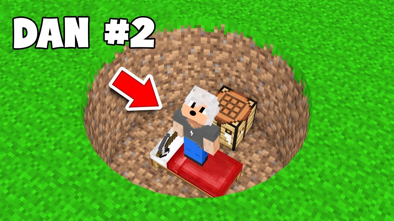 24 SATA PREŽIVLJAVAMO U RUPI U MINECRAFTU! - YouTube