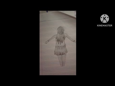 enjoying girls drawing| back girl drawing| pencil work | staystand ...