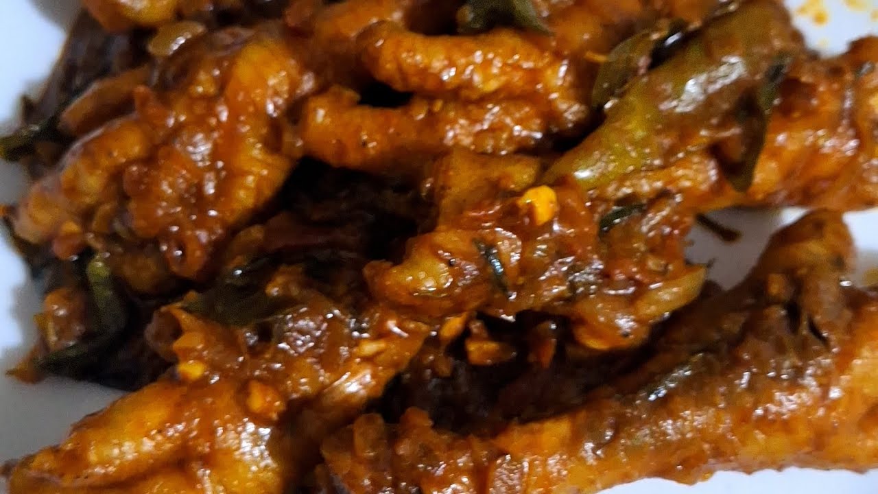 chicken feet fry recipe 🤤🤤 - YouTube