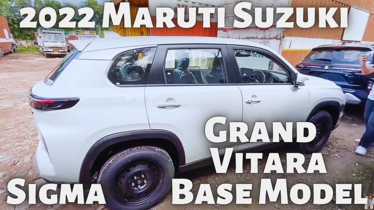 2022 New Maruti Suzuki Grand Vitara Sigma Base Model | Price Rs 1045000 ...