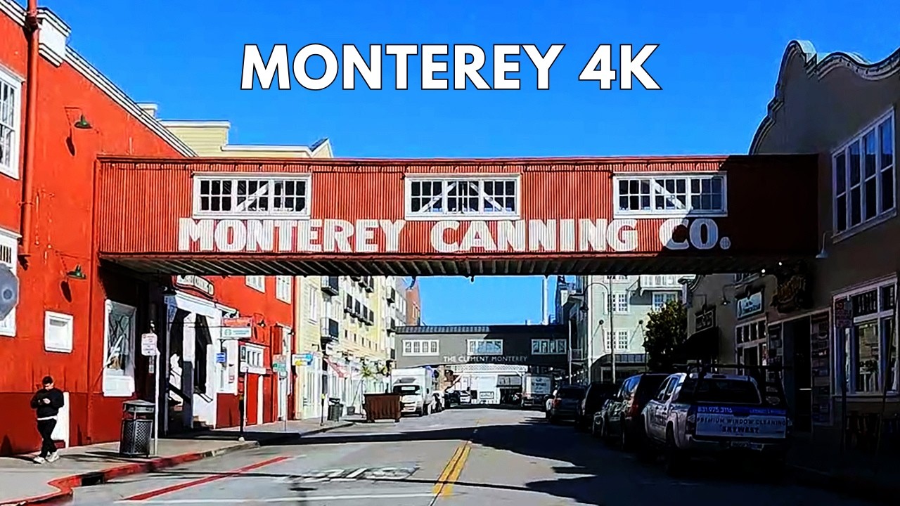 Monterey 4K Driving Tour | Drive Through Downtown Monterey - YouTube