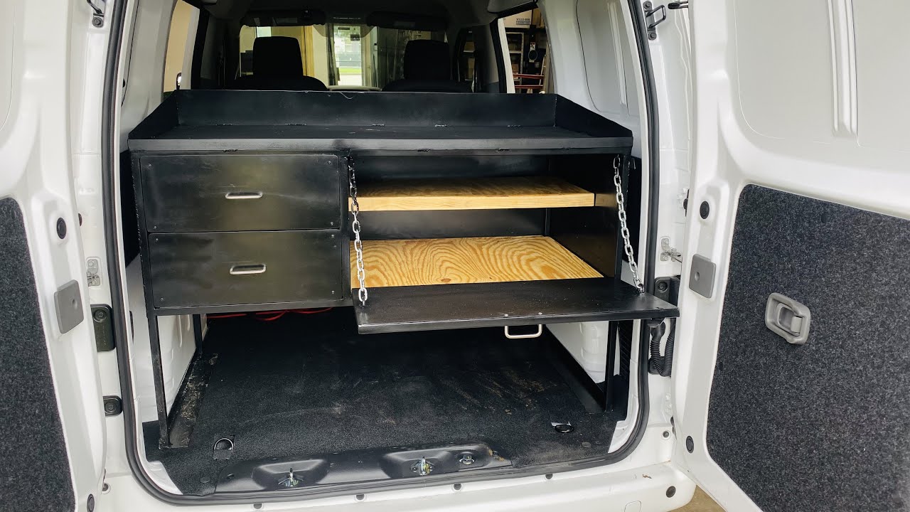 Metal Workbench Build (Fits in a Work Van) - YouTube