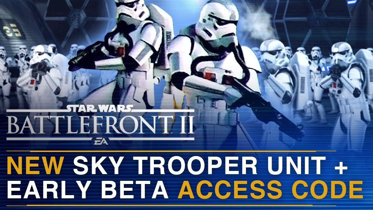 NEW Sky Troopers? + Early BETA Access Codes | Battlefront Update - YouTube