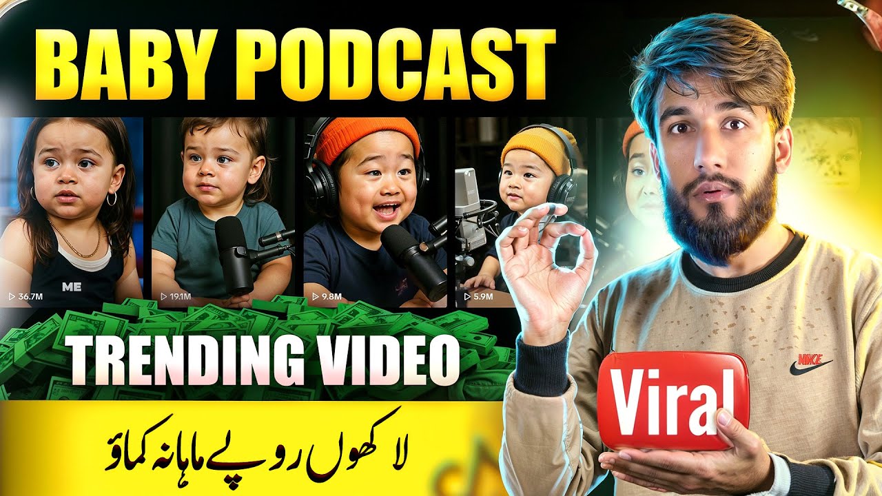 How to Make a Viral Talking Baby Podcast Video with AI | Talking Baby AI Tutorial - YouTube