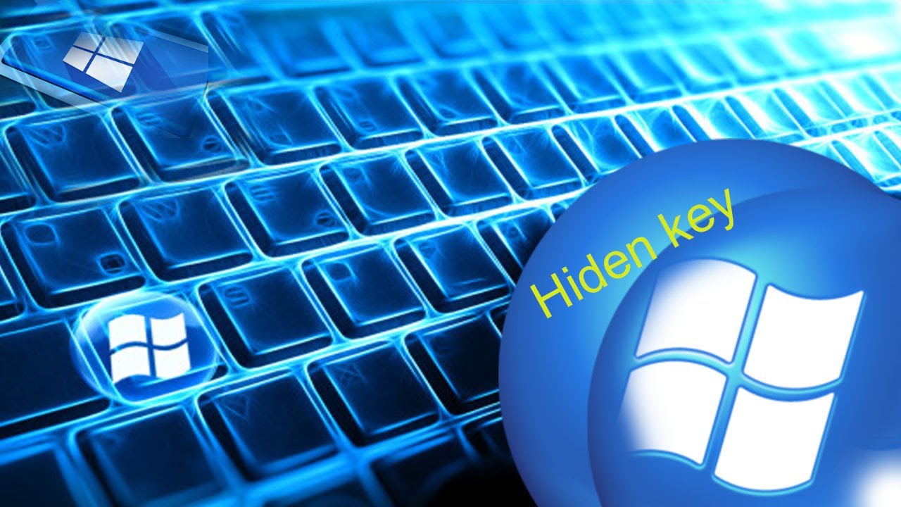 Hiden keyboard shortcut keys - YouTube