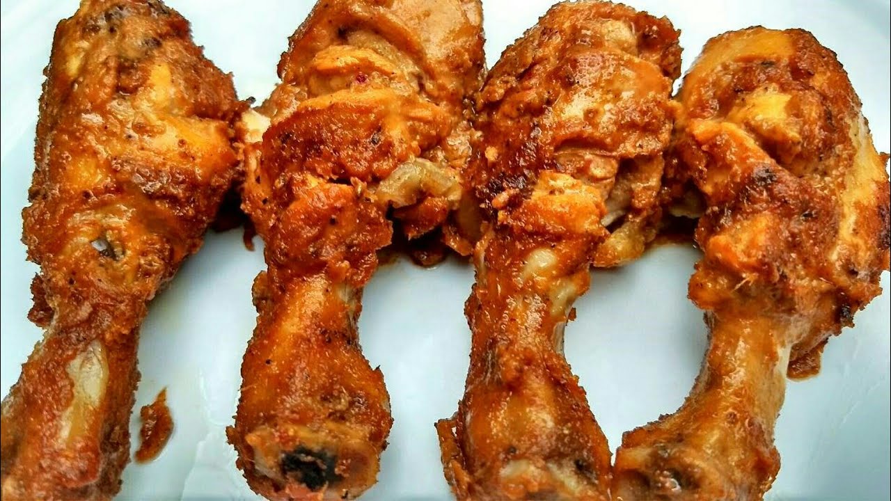 रोस्टेड चिकन फ्राई बनाएं घर पर।Crispy Chicken Fry Recipe|Fried Chicken ...