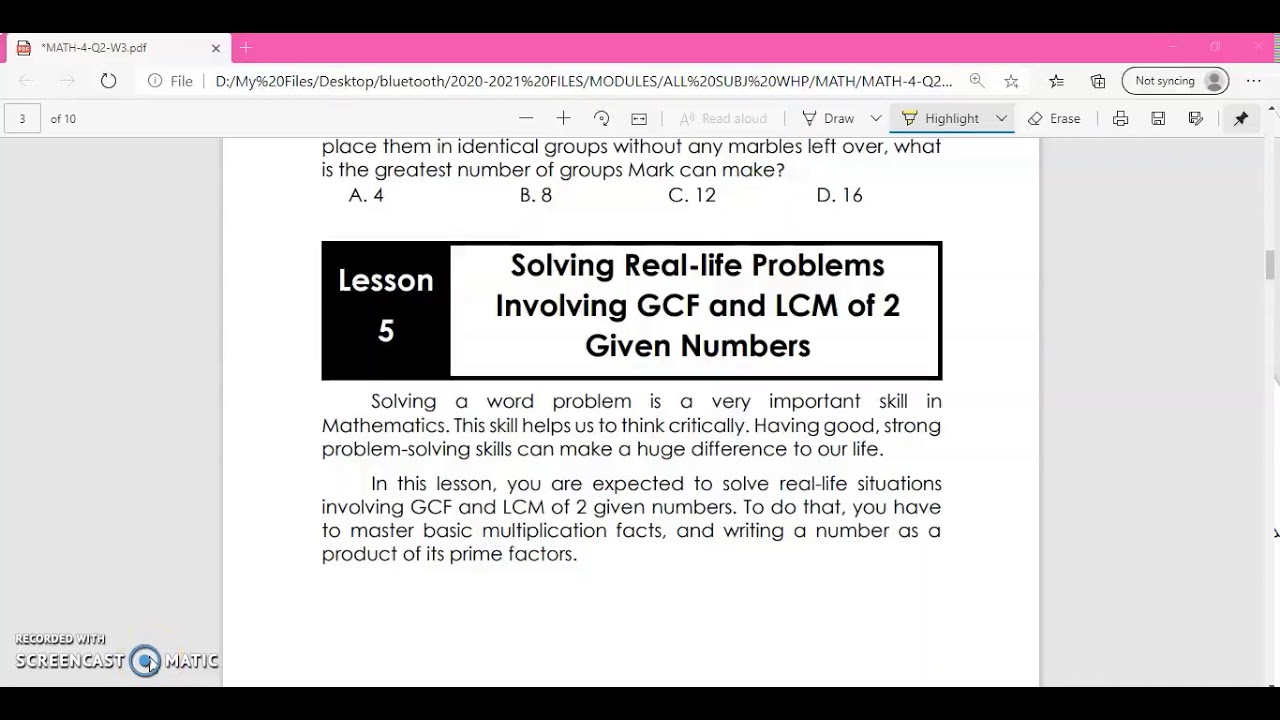 SOLVING WORD PROBLEM INVOLVING GCF AND LCM YouTube solving-word-problem-involving-gcf-and-lcm-youtube