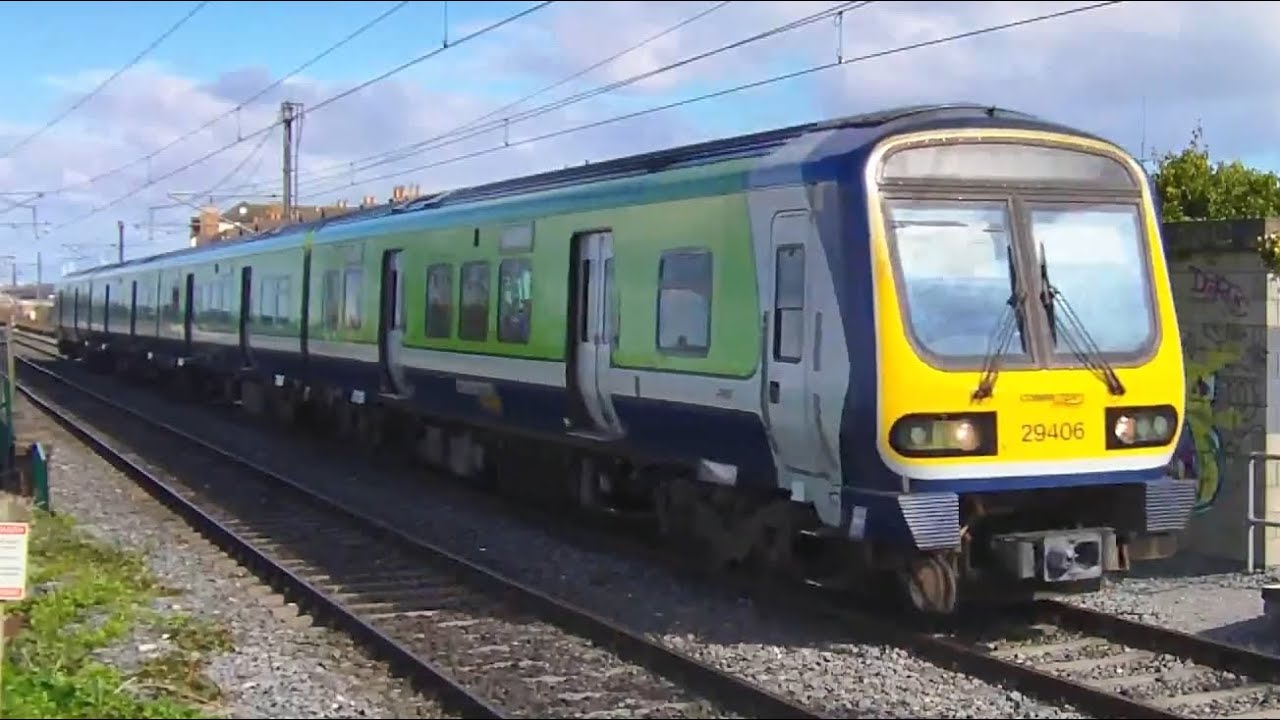 Irish Rail 29000 Class Commuter Train - Malahide Station, Dublin - YouTube