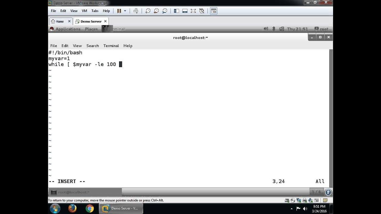 Bash Script on RHEL7 - YouTube
