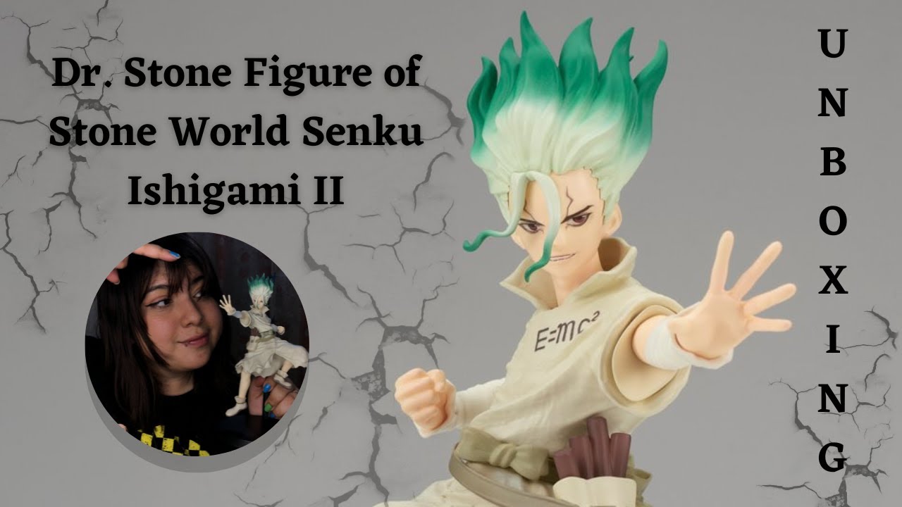 UNBOXING | Dr.Stone Statue Of Stone World Senku Ishigami II - YouTube