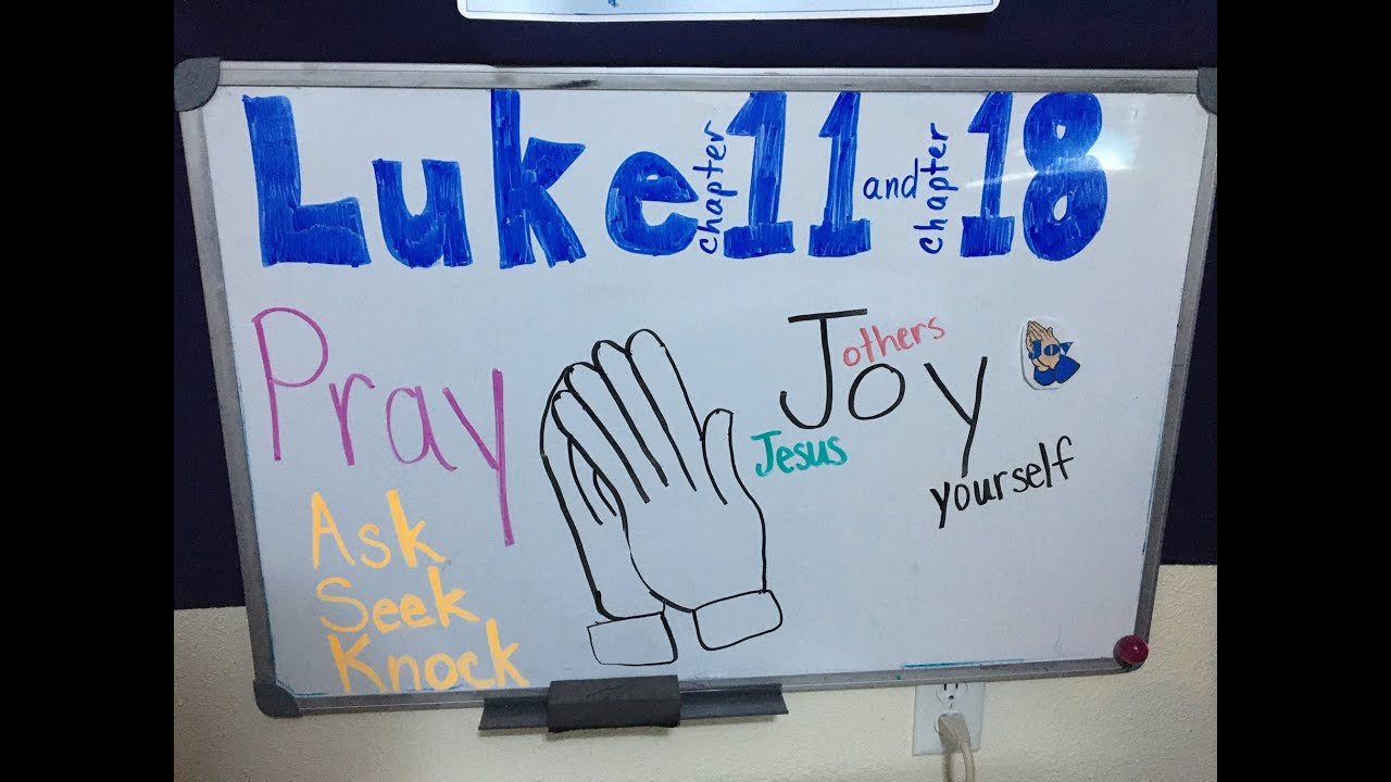 Luke 11 and 18 Jesus Teaches How to Pray - YouTube