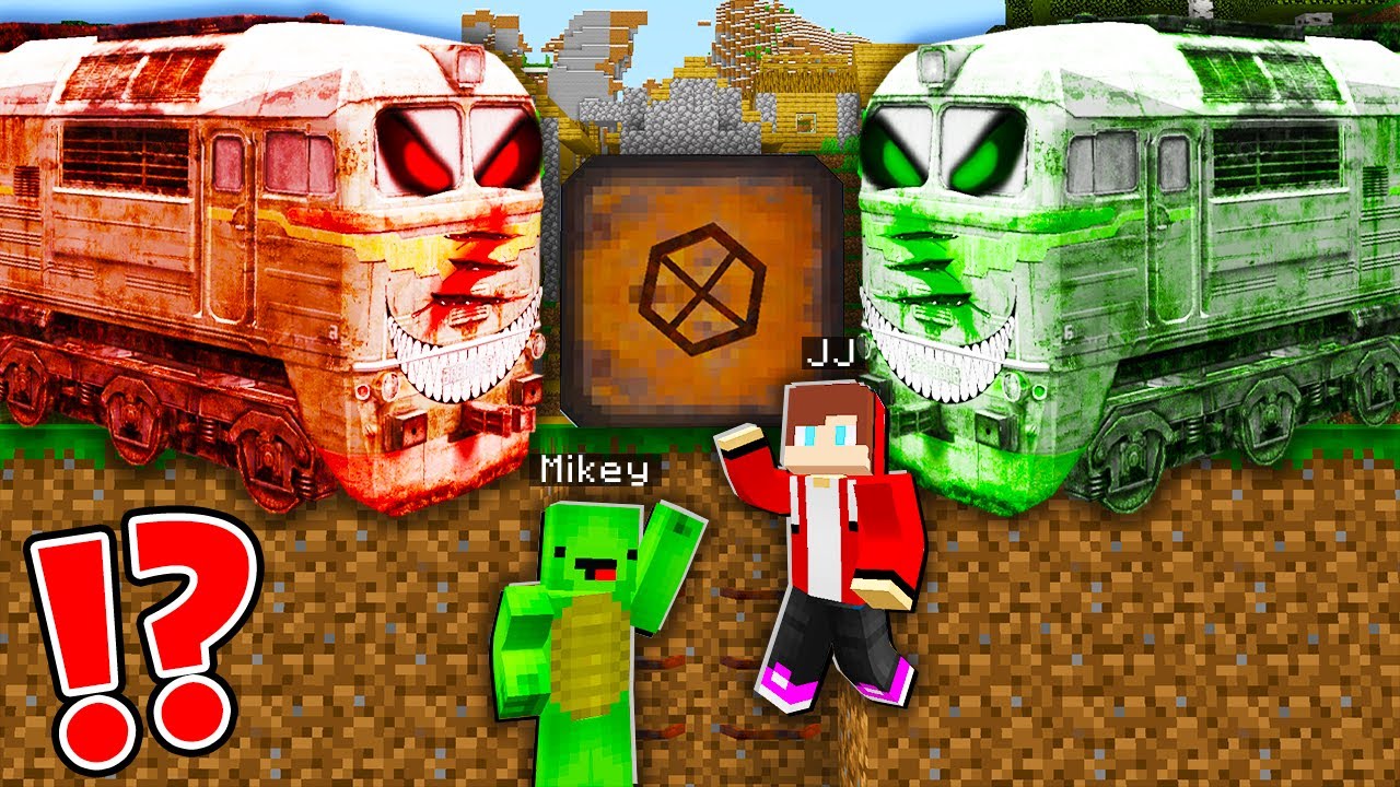 JJ and Mikey BUNKER vs MIKEY METRO TRAIN and JJ METRO TRAIN ATTACK - Minecraft Maizen - YouTube
