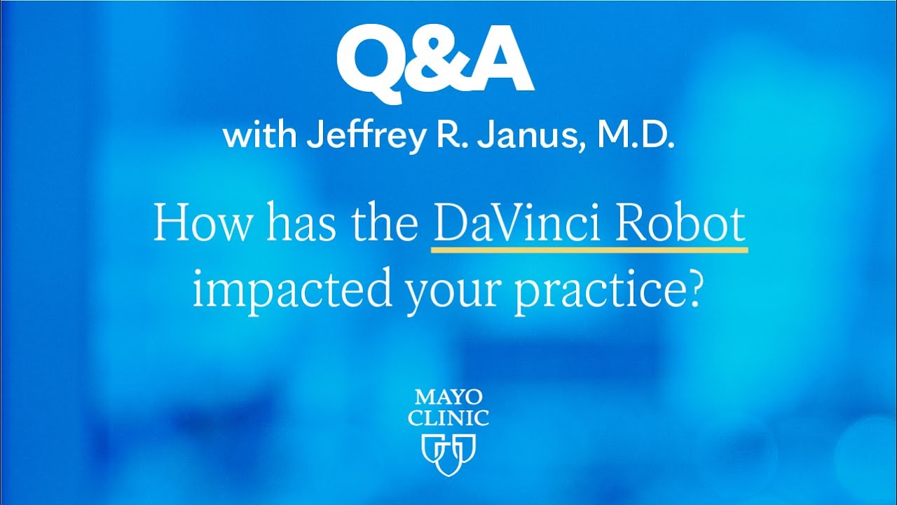 How has the DaVinci Robot impacted your practice? - YouTube