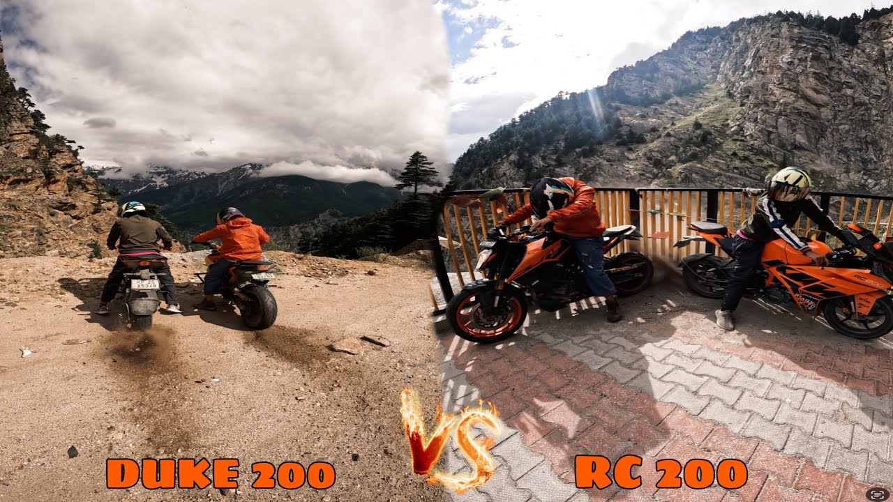 KTM Rc 200 / Duke 200 Burnout And Ride Experience In Kinnaur Himachal ...