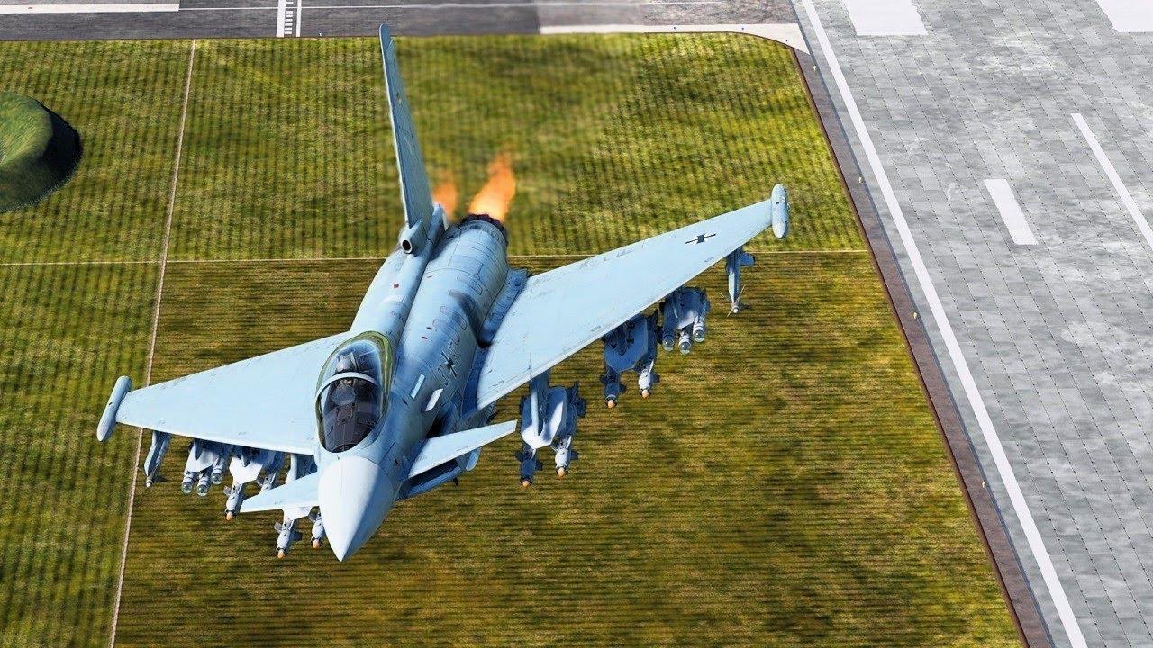 Eurofighter Wonderful Sortie in Ground Sim Battles (War Thunder) - YouTube