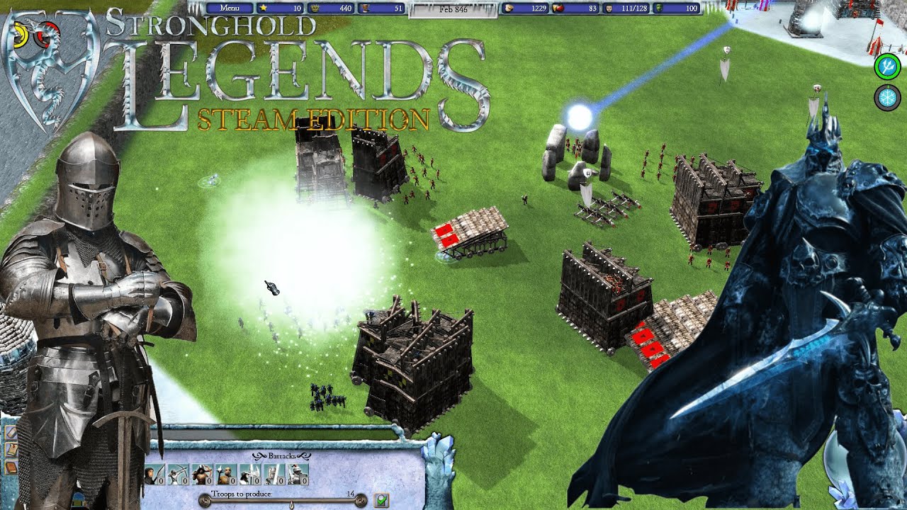 (Zexen VS Queen-shadow) Stronghold Legends multiplayer pro gameplay ...