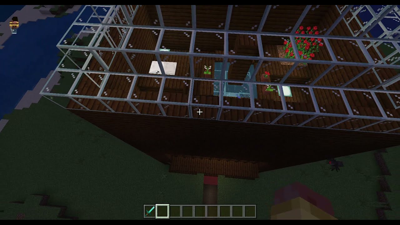 Minecraft house in creative mode - YouTube