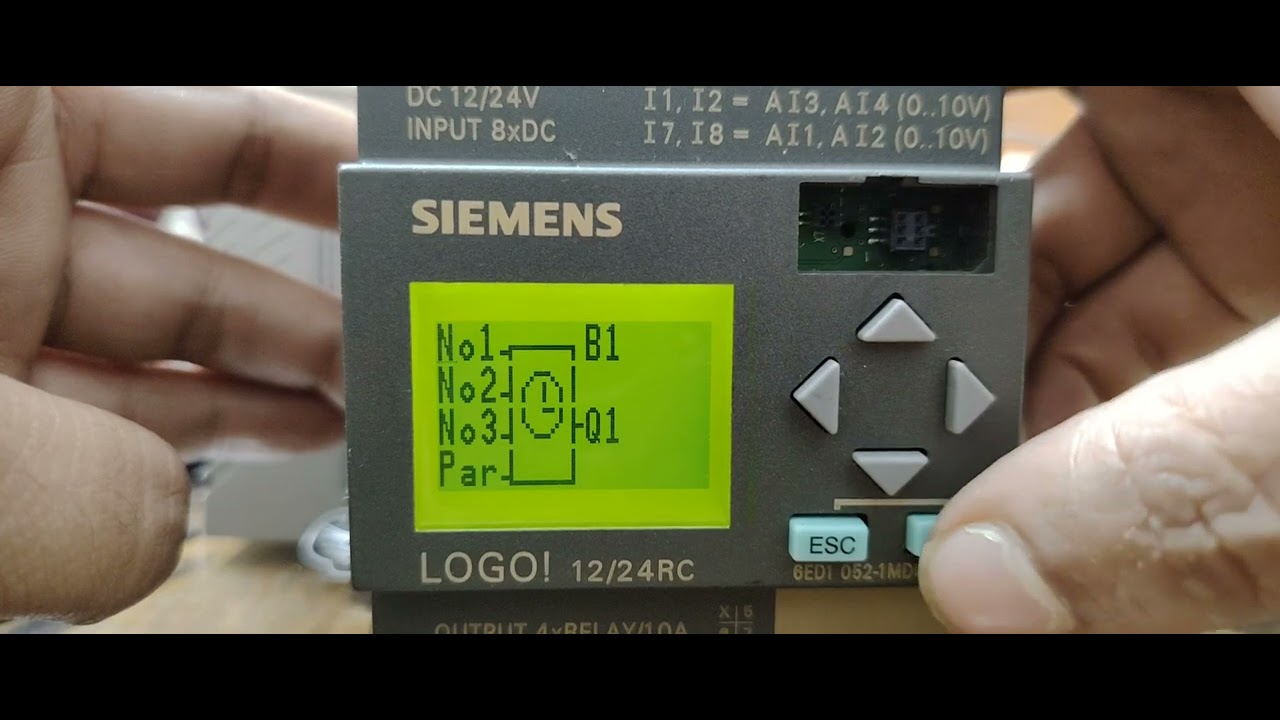Create daily timer in Siemens LOGO PLC - YouTube