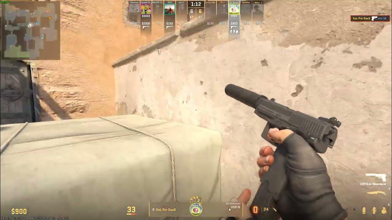 Terrorist 5K - Ás da Rodada - Round Pistol - Dust II - CS2 - YouTube