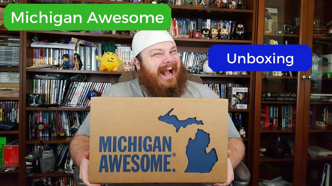 Michigan Awesome Gift Box Unboxing - YouTube