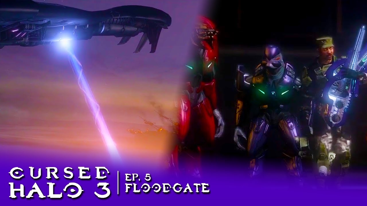 Escaping With Nothing But Baseball Bats | Cursed Halo 3 #5 | Legendary ...