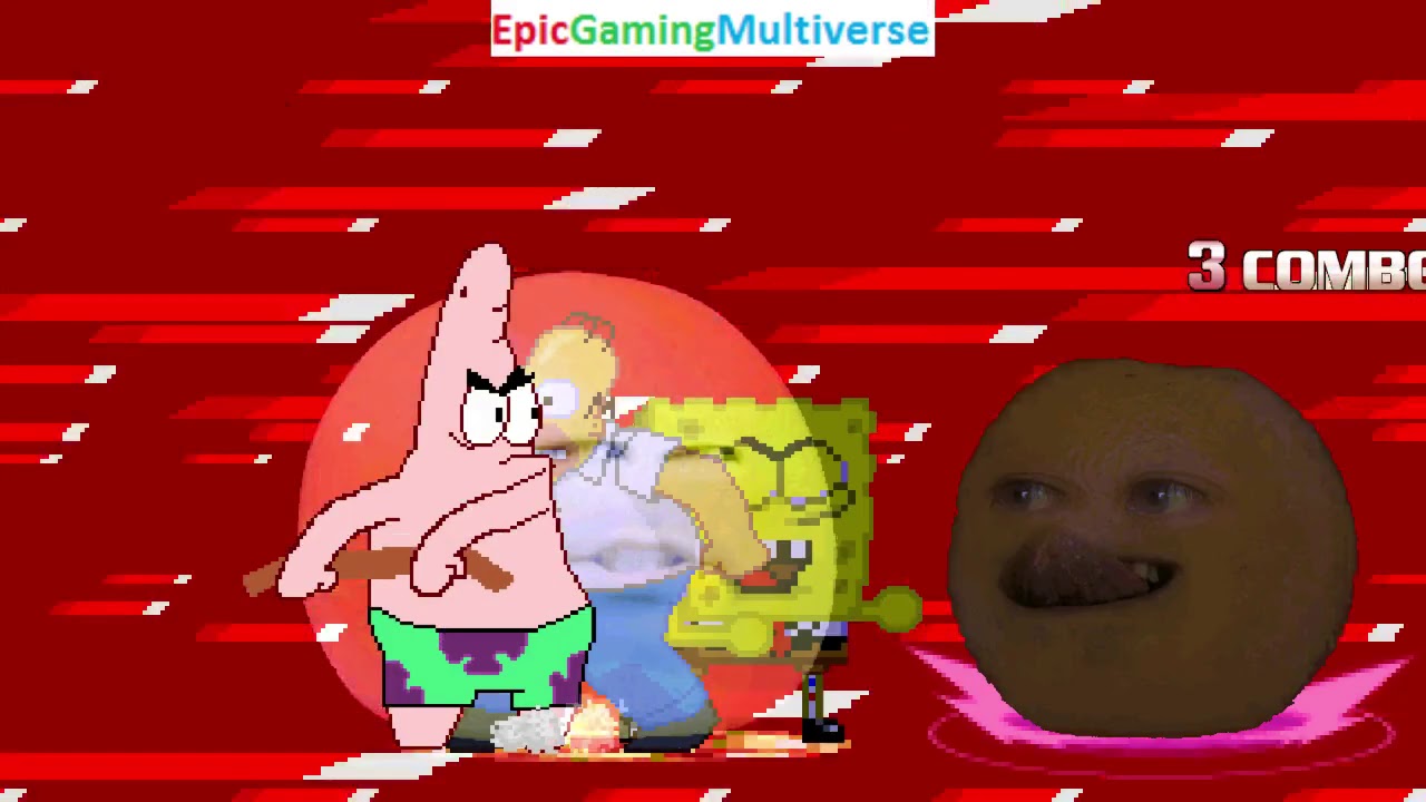 SpongeBob SquarePants And Patrick Star VS Homer Simpson And Annoying ...