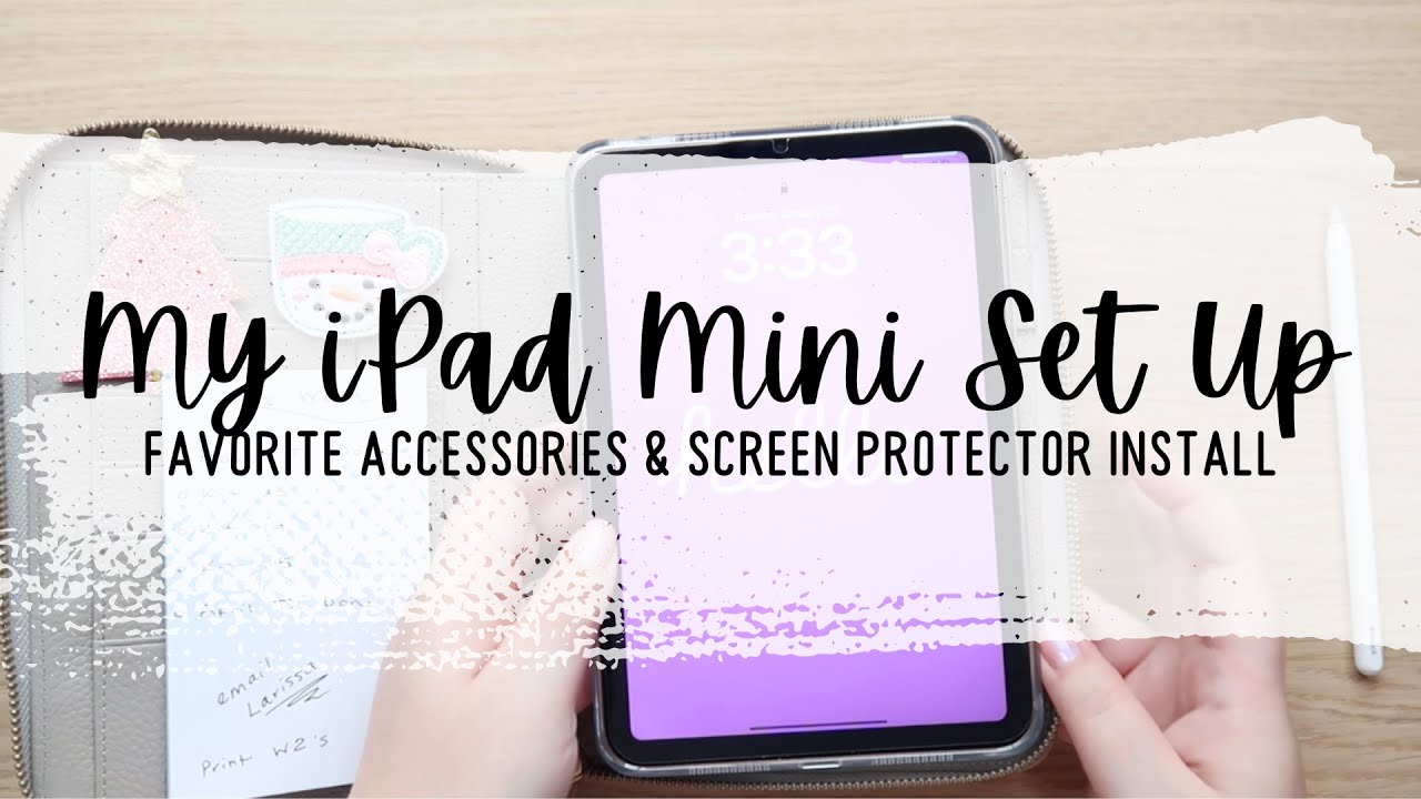 iPad Mini On the Go Set Up | Favorite Accessories & Paper Screen ...