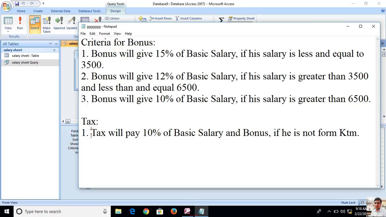 How To Make Salary Sheet In Ms Access Nepali YouTube how-to-make-salary-sheet-in-ms-access-nepali-youtube