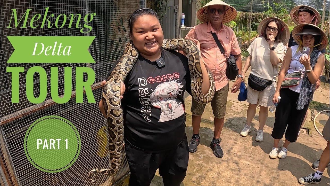 Meet John the Python! \\ Mekong River Delta Tour - Part 1 (Vietnam ...
