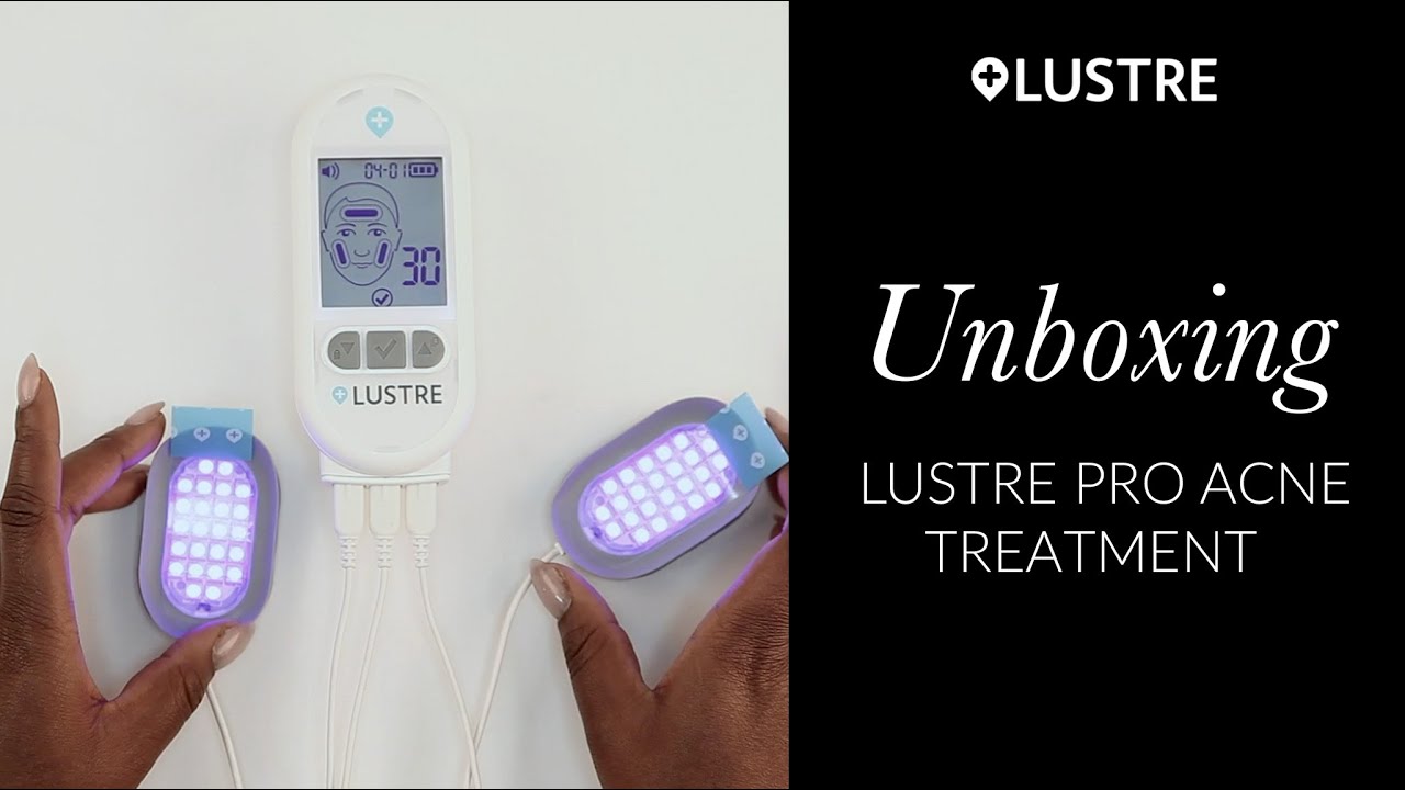 Unboxing: Lustre Pure Light Pro Acne Treatment Device - YouTube