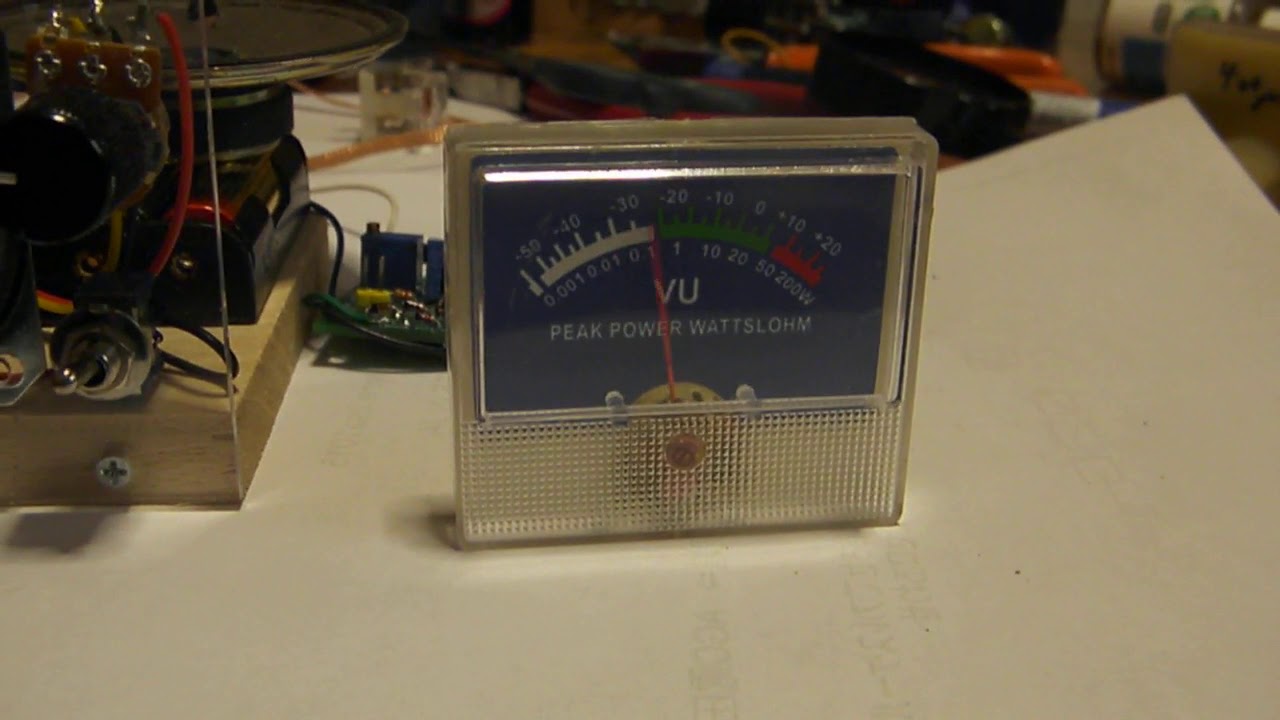 radio indicator 2: full scale1mA - YouTube