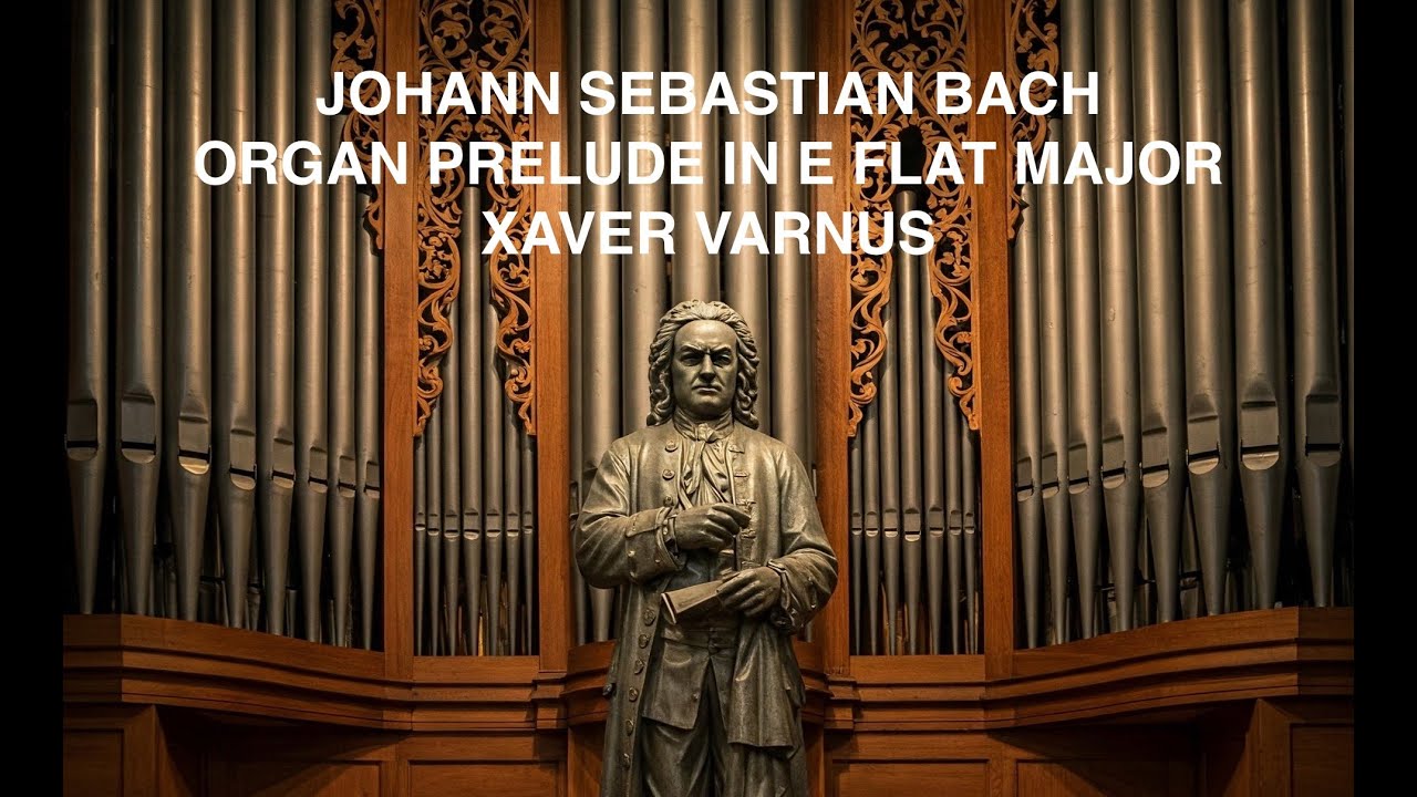 XAVER VARNUS PLAYS BACH'S ORGAN PRELUDE IN E-FLAT MAJOR - YORKMINSTER ...