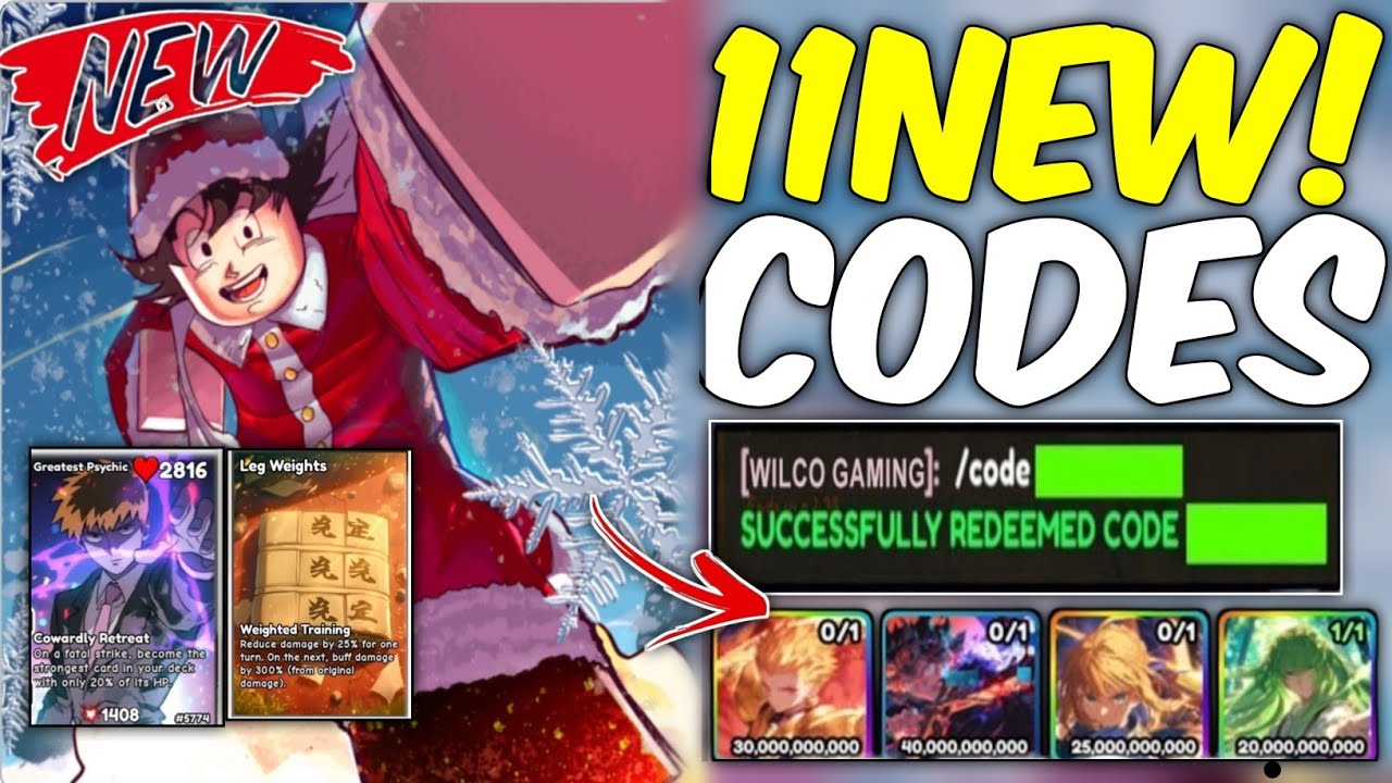 ⚠️ JANUARY 💫 2025 ⚠️ ALL WORKING CODES FOR ANIME CARD BATTLE CODES 2025 ...