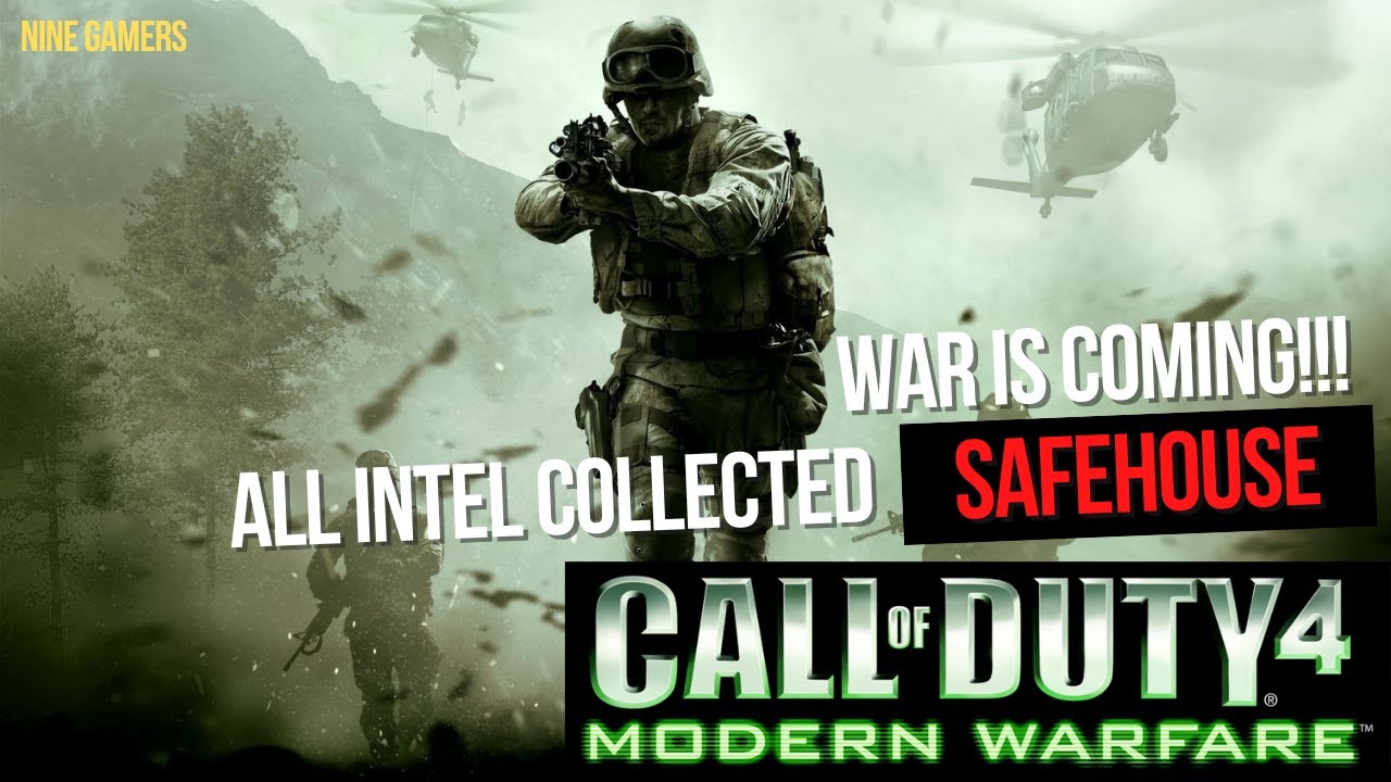 Call of Duty 4, Modern Warfare - Safehouse - All Intel Collected - WAR ...
