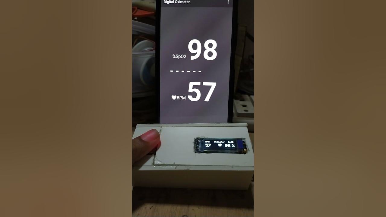 Iot Pulse Oximeter Esp8266 Please Subscribe Arduinoproject Iotproject Youtube