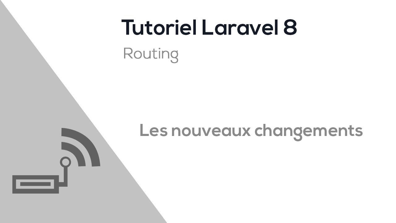 Routing Laravel 8 : Les nouveaux changements - YouTube