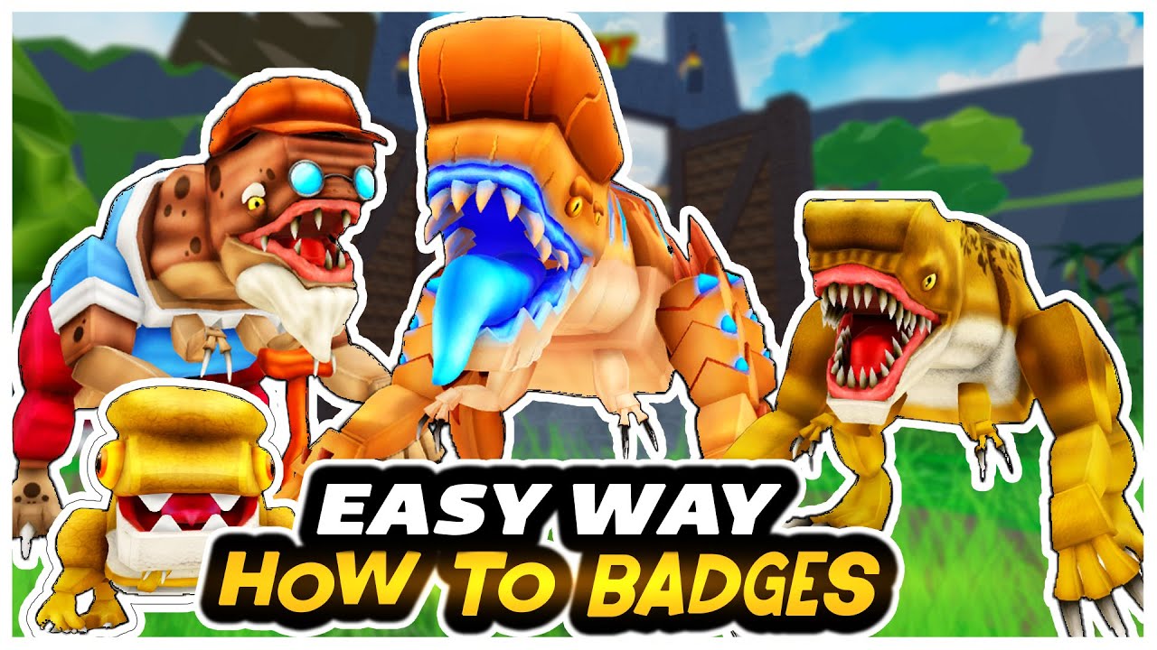 Roblox |🏝️🦖How to get 4 D-Rex Kaijuu Badges in | Morph World [DINO DNA ISLAND] - YouTube
