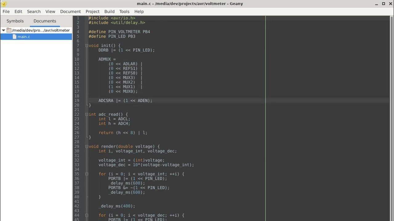 ATtiny85 Voltmeter - YouTube